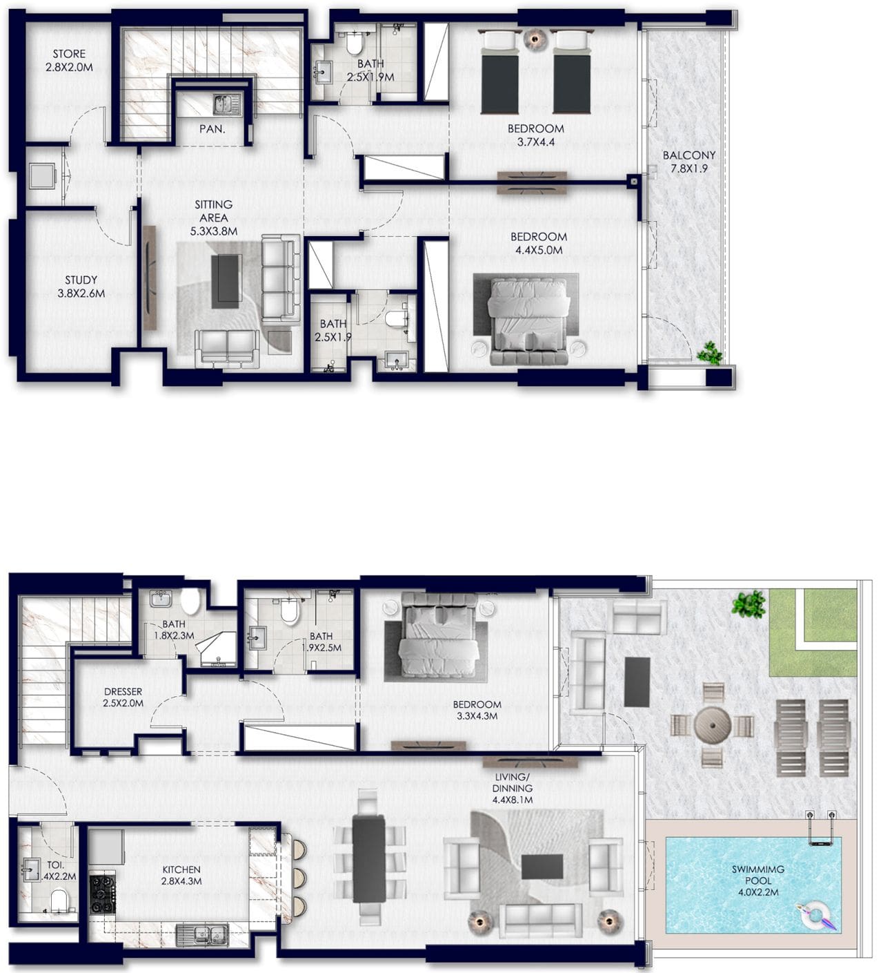 The Bay Residence by Baraka Real Estate Development on Yas Island, Abu ...
