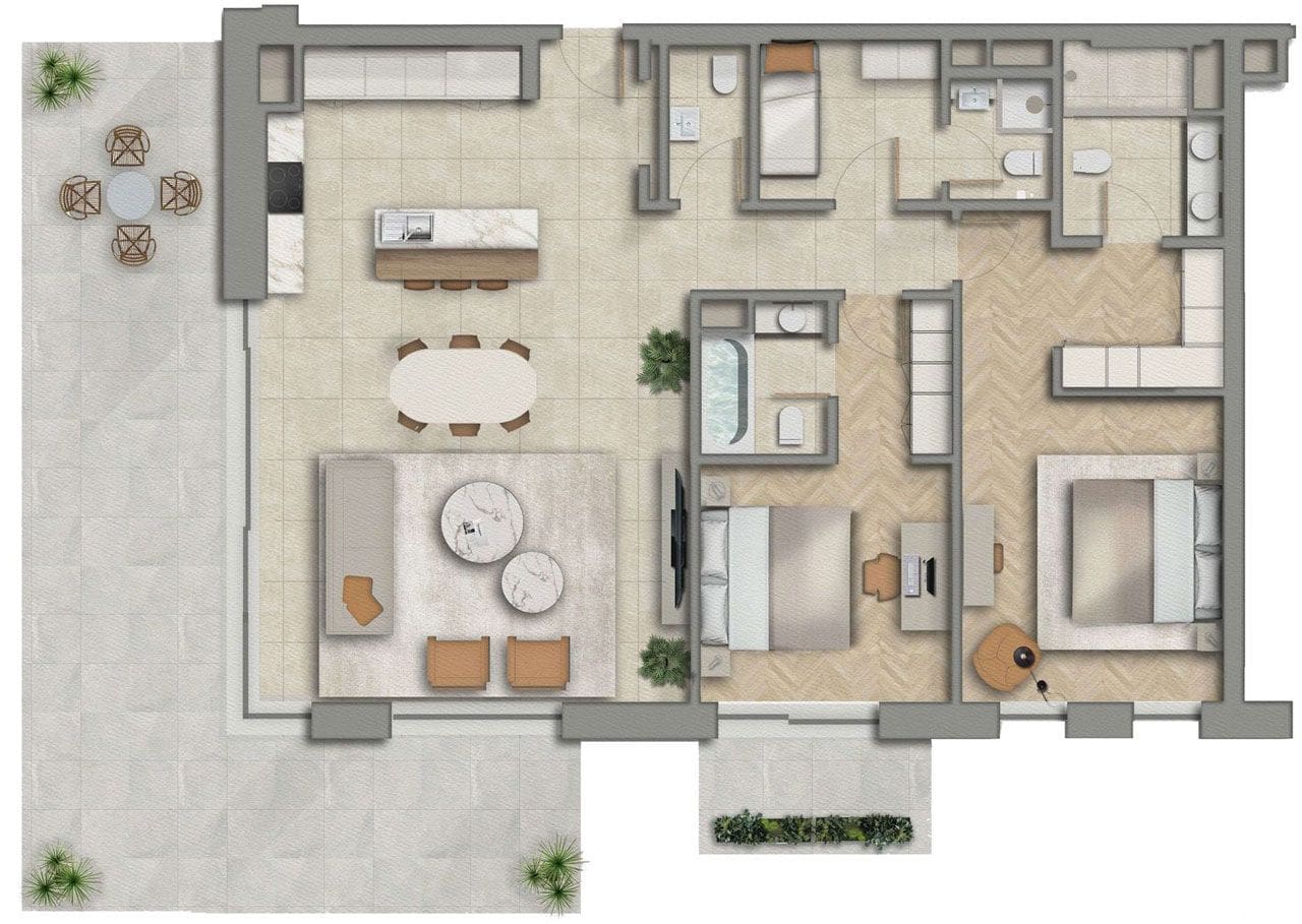 Sama Yas by Aldar Properties on Yas Island, Abu Dhabi | Apartments and ...