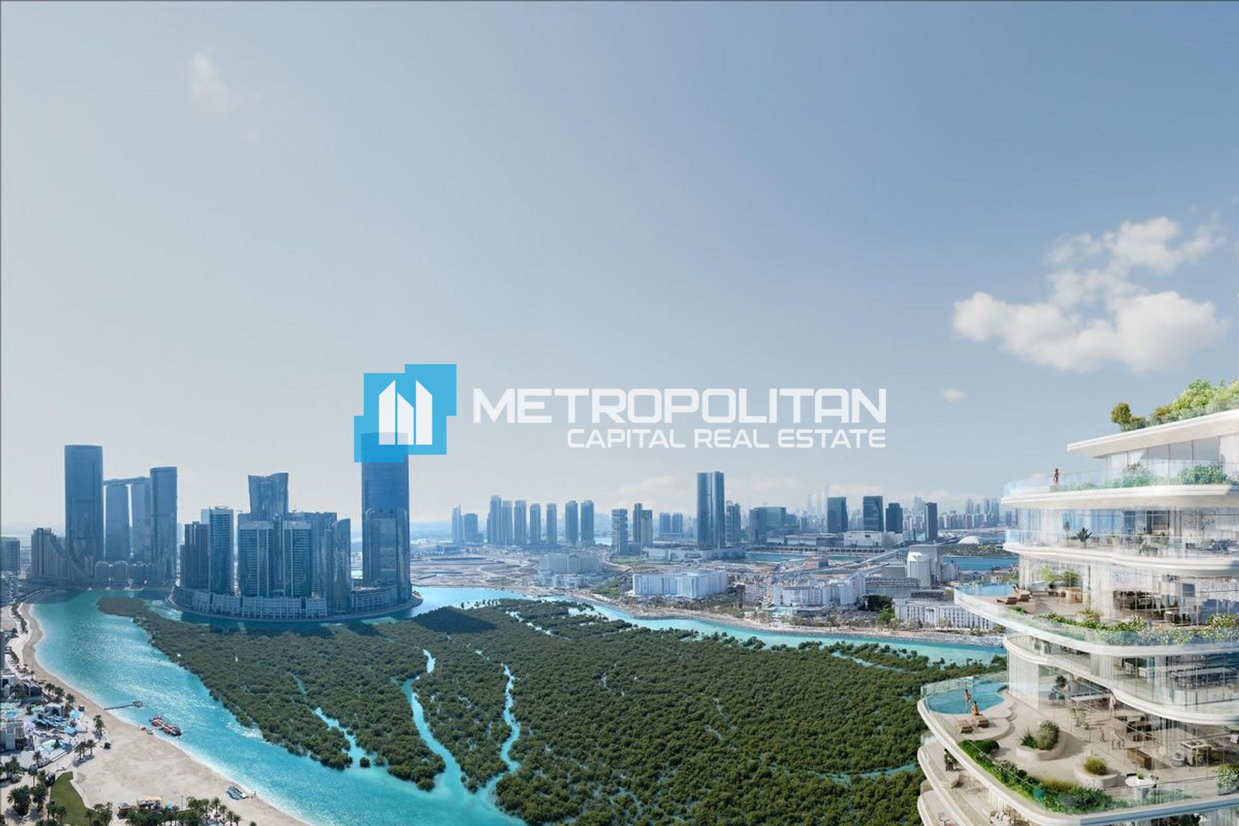 1 Bedroom with Balcony | High End | Beachfront | Metropolitan Capital ...